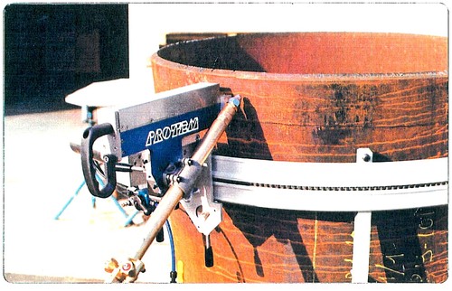 OXY/ACETYLENE TUBE CUTTING AND BEVELING MACHINE